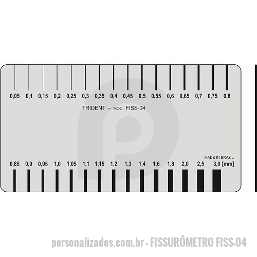 Fissurômetros Personalizado - FISSURÔMETRO FISS-04 - Fissurômetros fiss ...