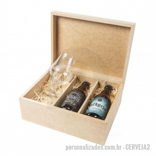 Kit cerveja Personalizado - CERVEJA2 - Kit Cerveja com Taça de Vidro ...