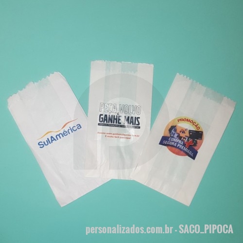 Saco para pipoca Personalizado - SACO_PIPOCA - Saquinho de Papel para ...